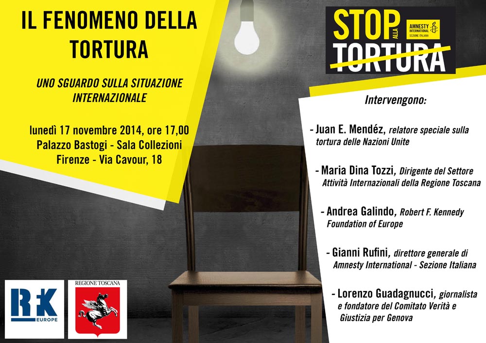 A Firenze Juan Mendez Relatore Onu Sulla Tortura Amnesty