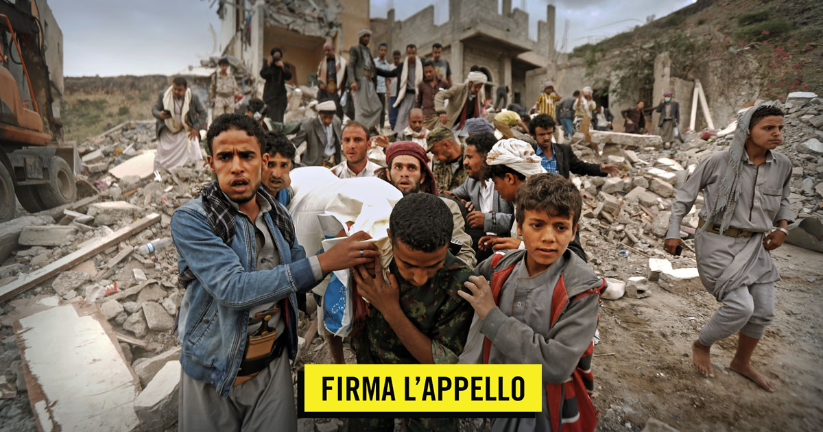 Stop alle armi italiane in Yemen - Appelli - Amnesty International Italia